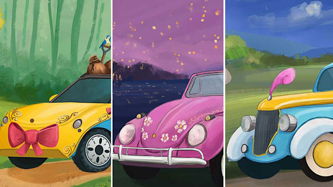 Disney Princess cars: What motors would Frozen's Elsa, Cinderella and ...