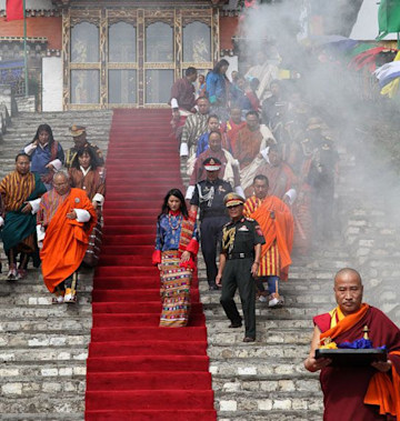 King of Bhutan marries 21-year-old student Jetsun Pema in elaborate ...