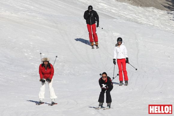 Prince William and Kate Middleton are reunited on the slopes | HELLO!