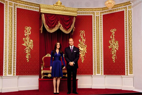 William and Kate's wax statues are unveiled in Madame Tussauds London ...