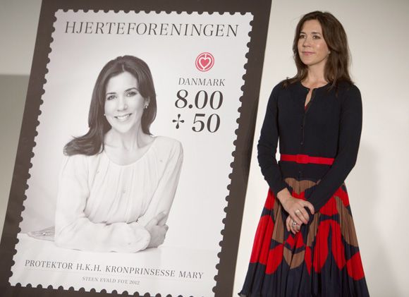 Princess Mary stamp: The Danish royal has featured on a stamp to raise ...