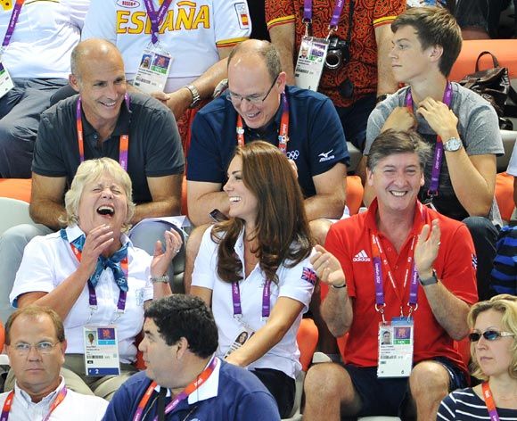 Kate Middleton watches boxing, synchronised swimming and visits Olympic ...