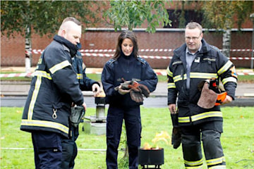 Princess Marie of Denmark becomes a fire fighter | HELLO!