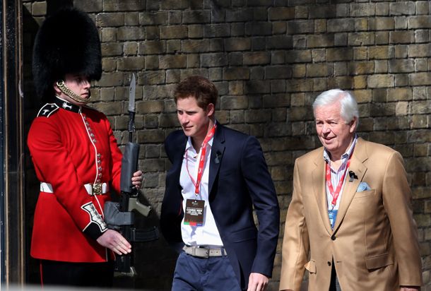 Prince Harry attends the London Marathon | HELLO!