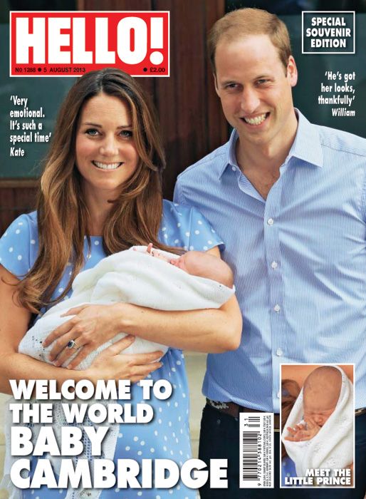 HELLO! unveils souvenir edition to mark the birth of baby Cambridge ...