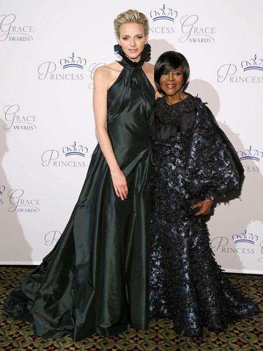 Princess Charlene helps fete Help actress Cicely Tyson at Princess ...
