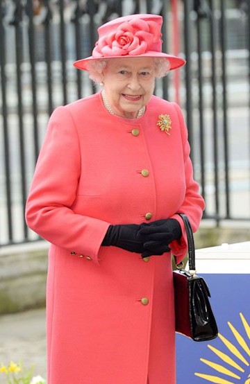 The Queen arrives for Commonwealth Day service | HELLO!