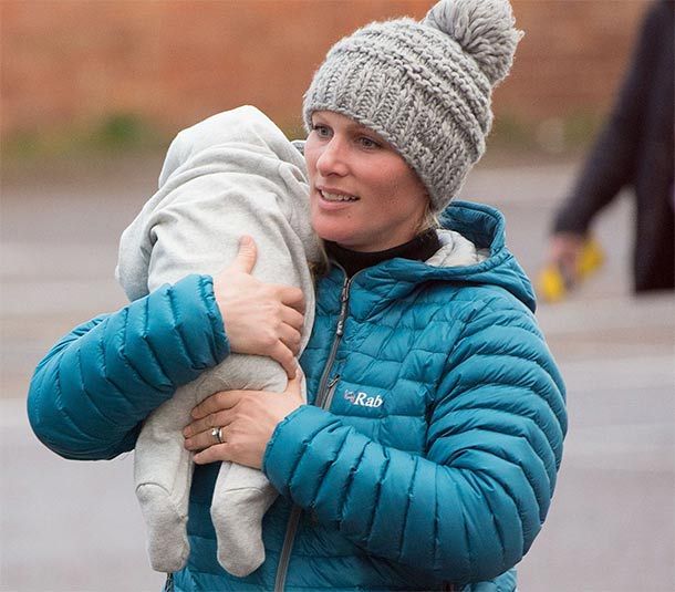 Zara Phillips take Mia to her first rugby game | HELLO!
