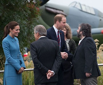 Prince William and Kate Middleton delighted by Sir Peter Jackson's ...