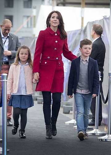 Princess Mary and her children attended the Eurovision Song Contest ...