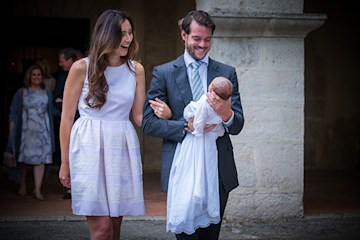 Prince Félix and Princess Claire of Luxembourg baptise baby Amalia | HELLO!