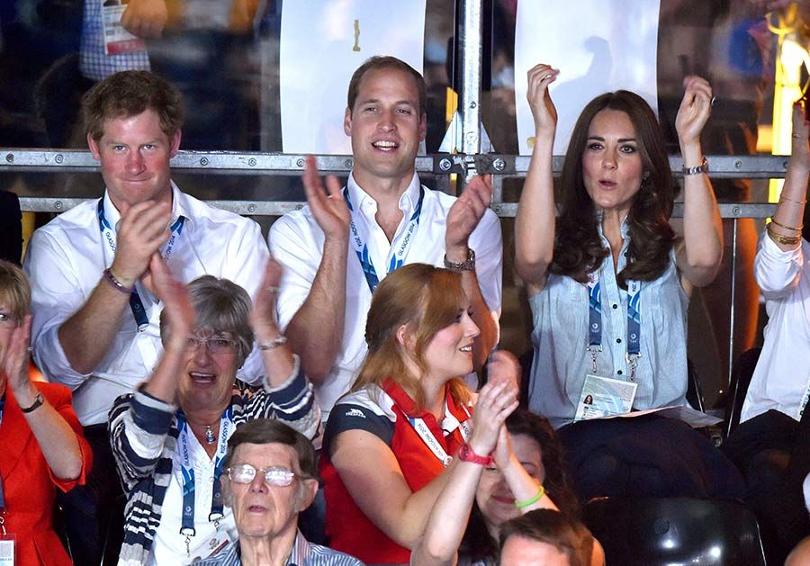 Kate Middleton grimaces as she watches the boxing | HELLO!