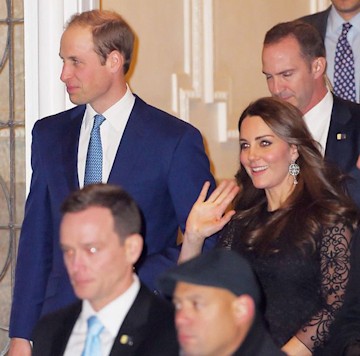 Prince William and Duchess Kate step out for dinner as they attend ...