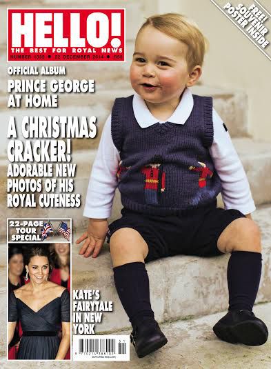 New photo of Prince George of Cambridge features of the cover of HELLO ...