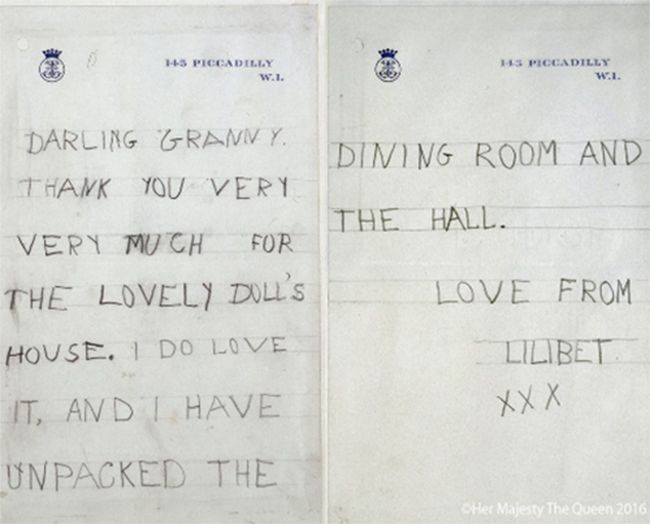 Read the very first letter the Queen wrote to her grandmother Queen ...