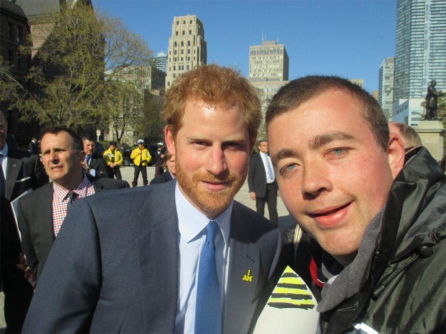 Prince Harry tells autistic royal fan to 'keep making people smile ...