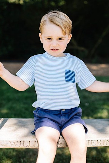 Prince George's new portraits released for his 3rd birthday | HELLO!