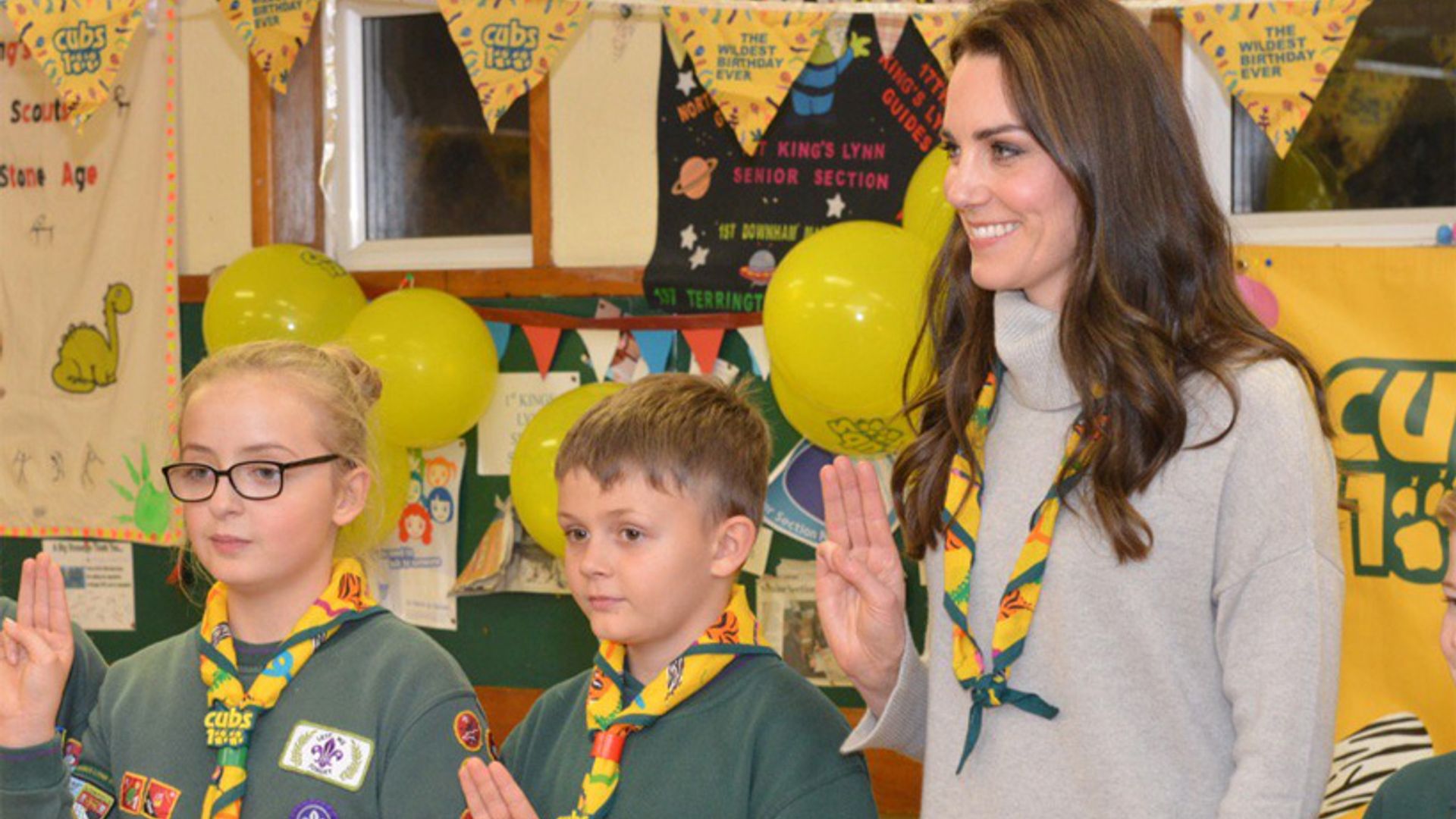 Kate Middleton bonded with young people at Cub Scouts anniversary party ...