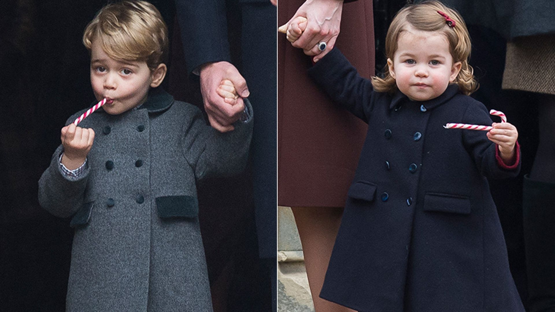 Prince George and Princess Charlotte's Christmas candy canes | HELLO!