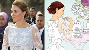 Kate Middleton colouring book Colour in Kate hits the shelves | HELLO!