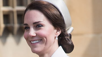 Kate Middleton at Easter Sunday service in Windsor with husband Prince ...