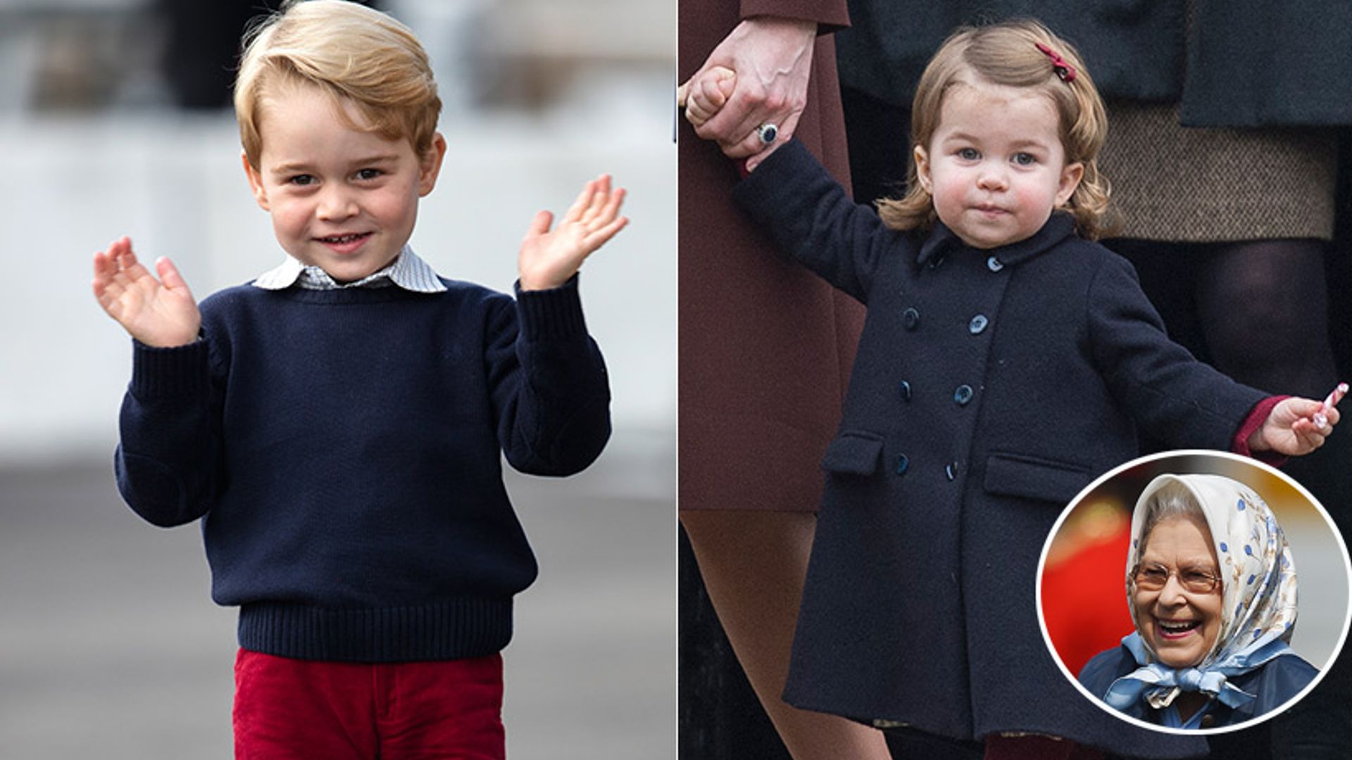 Prince George and Princess Charlotte gave the Queen for her 91st ...