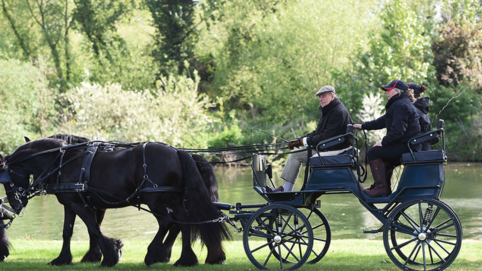Prince Philip takes the reins carriage driving | HELLO!