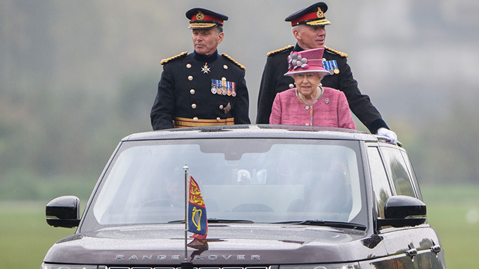 The Queen rides open-top vehicle in Hyde Park | HELLO!