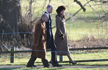 Kate steps out for church with the royal family | HELLO!