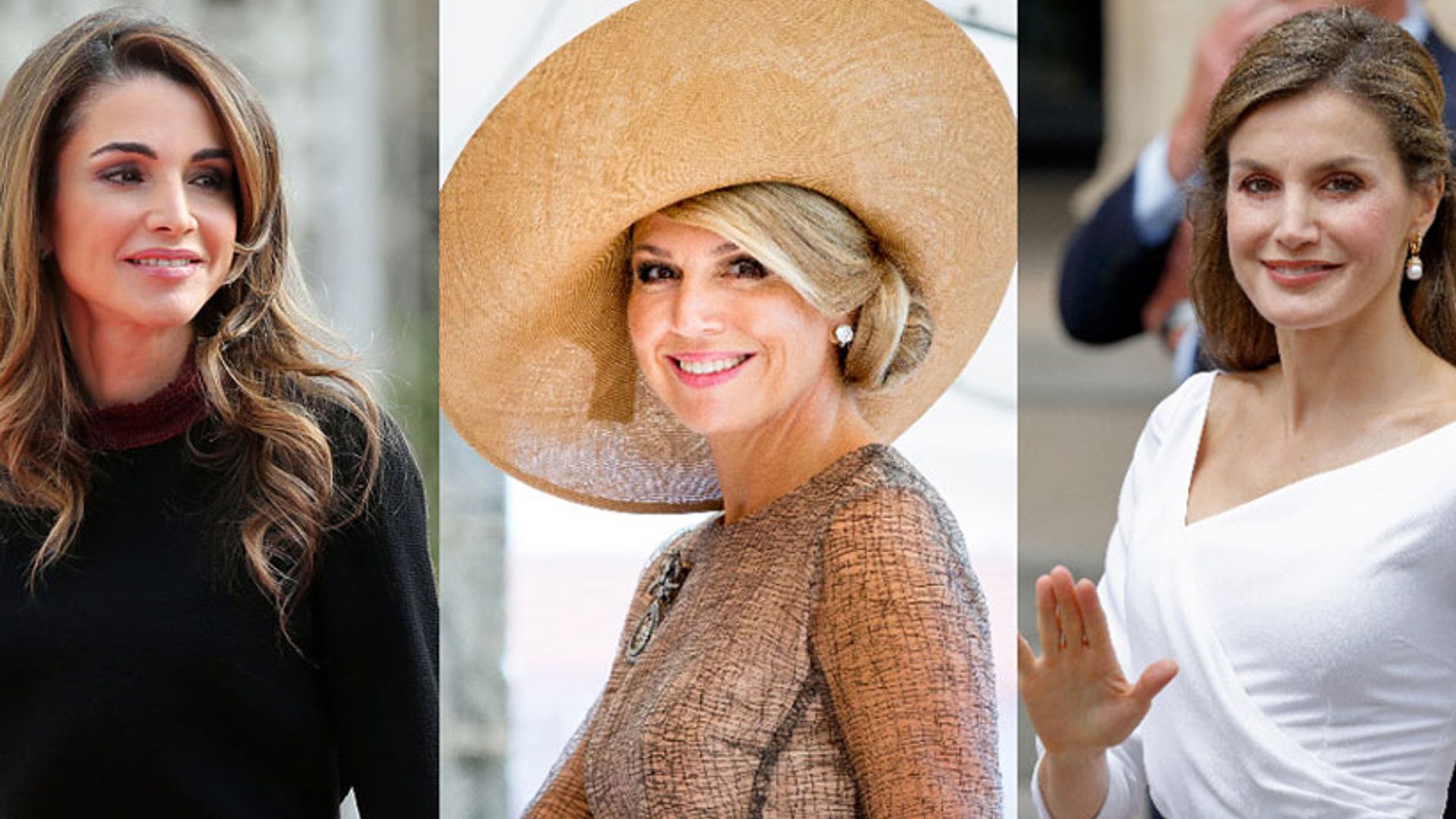 Queen Maxima, Queen Rania and Juliana Awada make a stylish trio in ...