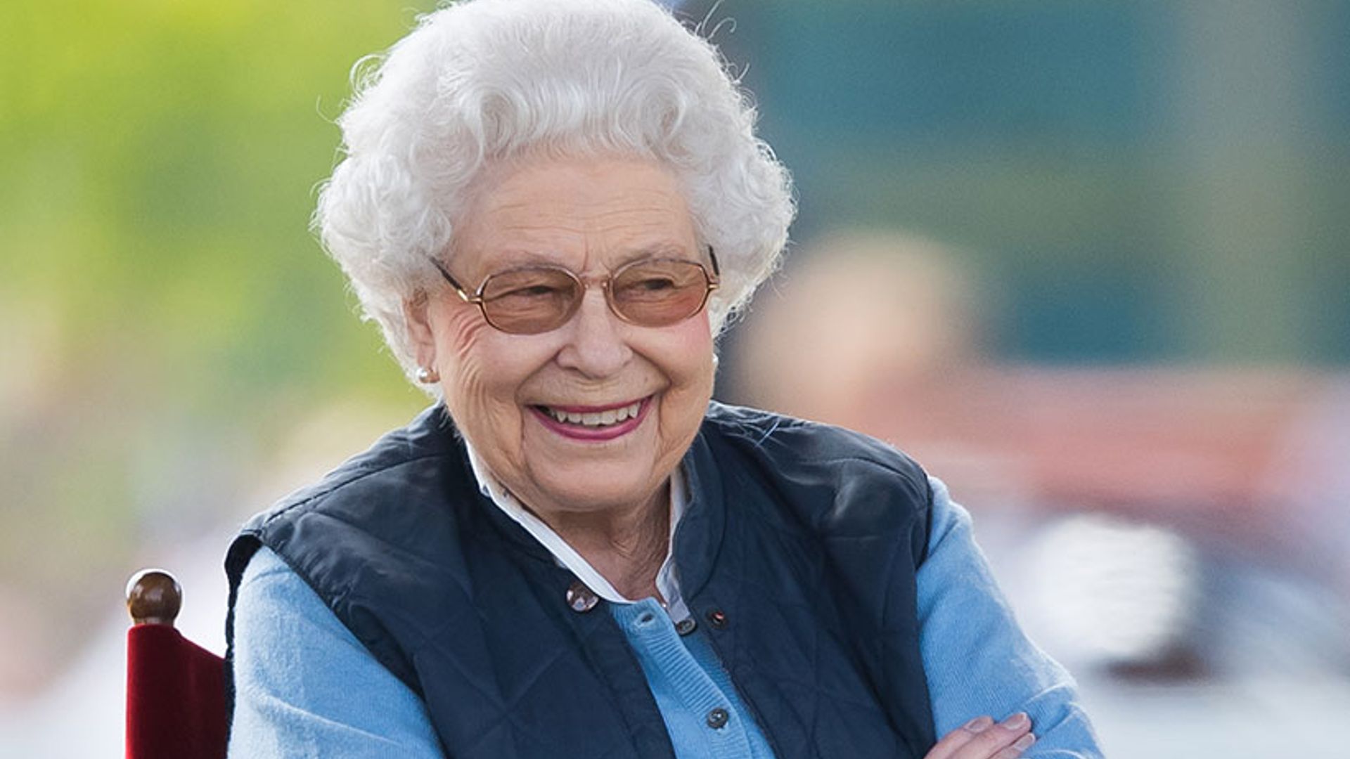 The Queen pictured looking happiest EVER at Royal Windsor Horse Show ...