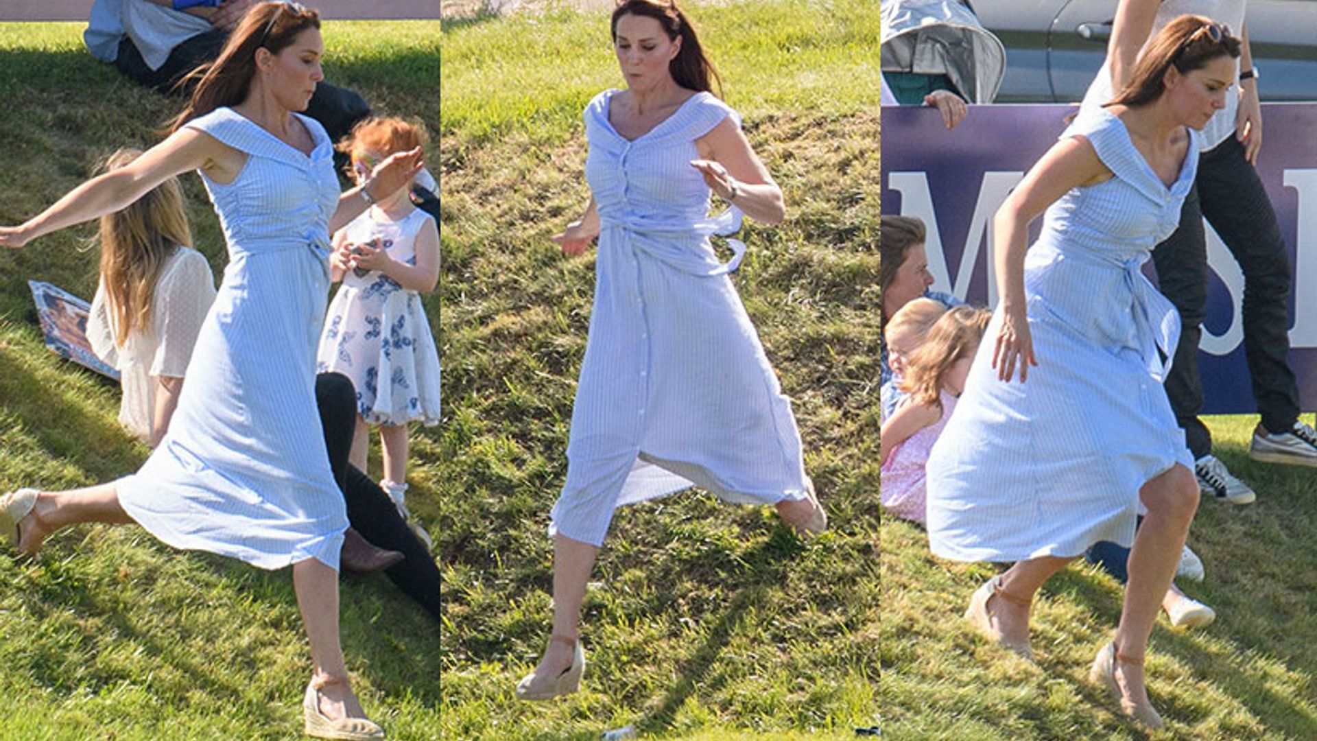 Kate Middleton makes running in wedges look easy, so we gave it a try ...
