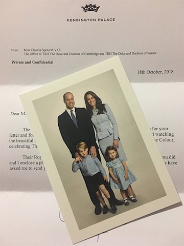 See the adorable family photo Prince William and Kate Middleton sent to ...