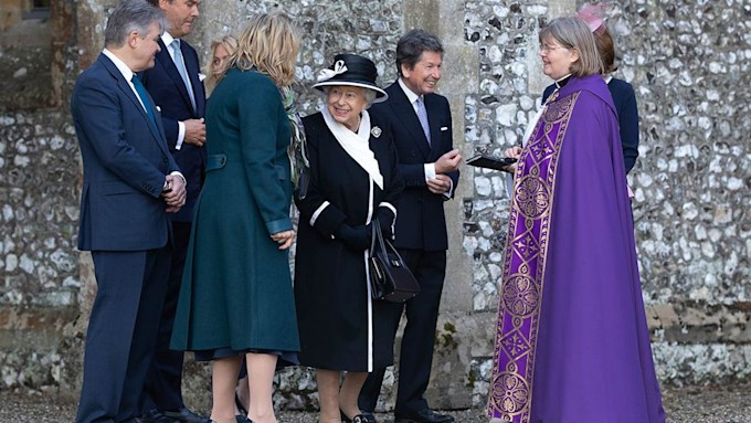 The Queen makes rare unofficial outing to attend friend's funeral | HELLO!