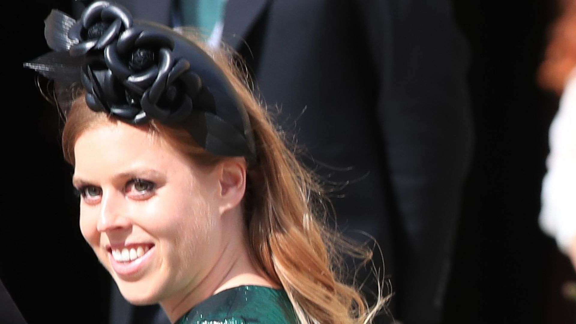 Princess Beatrice WOWS crowd in Wild Rose Midi Dress following ...