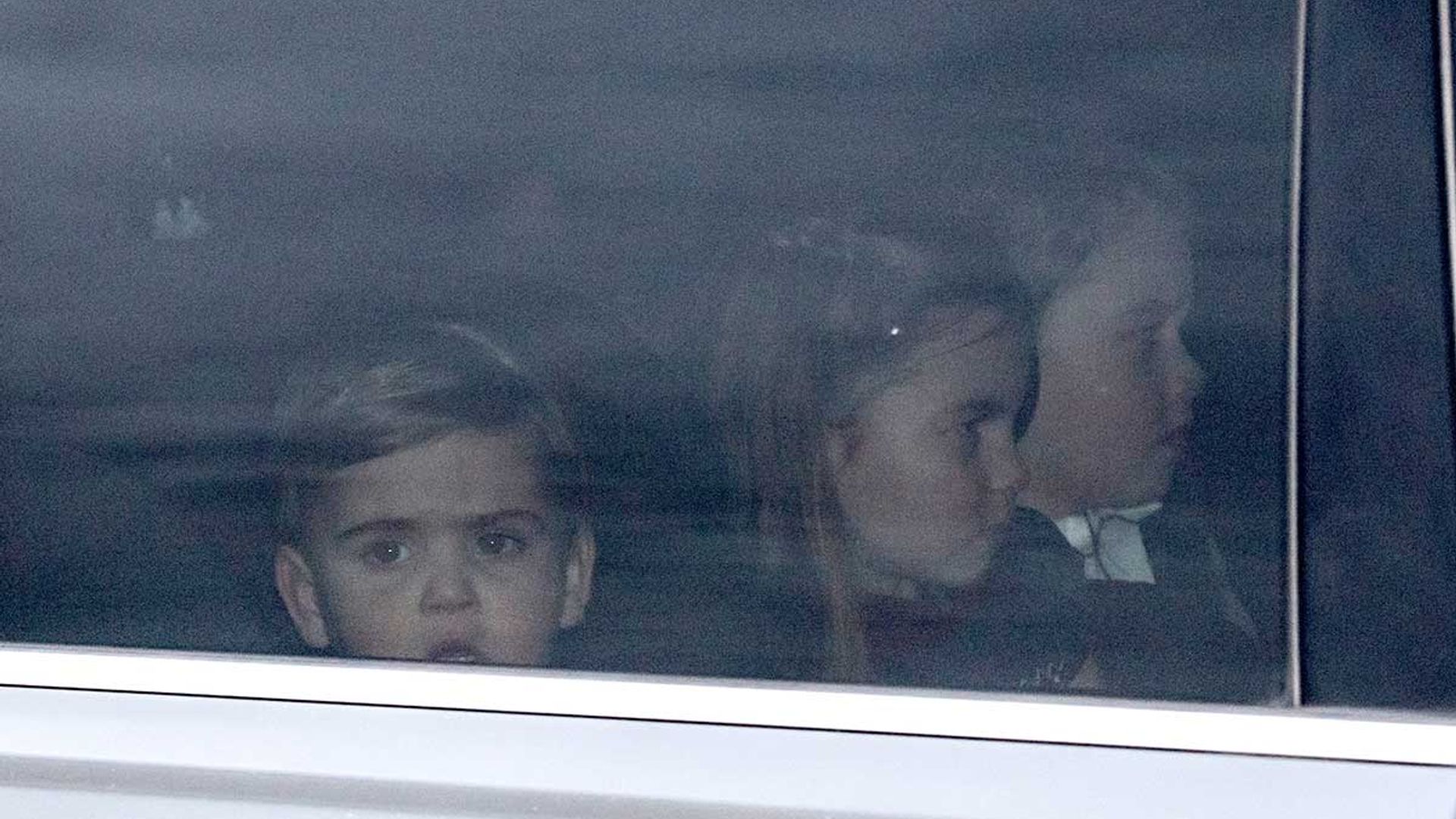 Kate Middleton's children George, Charlotte and Louis spotted leaving ...