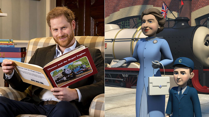 Prince Harry stars in incredible Thomas the Tank Engine video, the ...