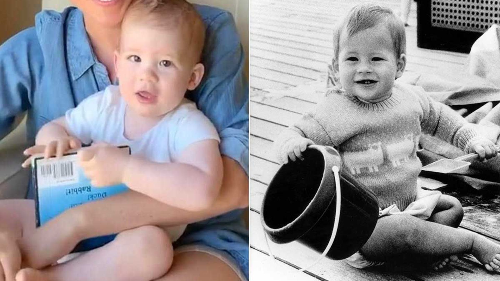 Prince Harry and baby son Archie are identical in must-see childhood ...