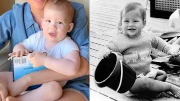 Prince Harry and baby son Archie are identical in must-see childhood ...