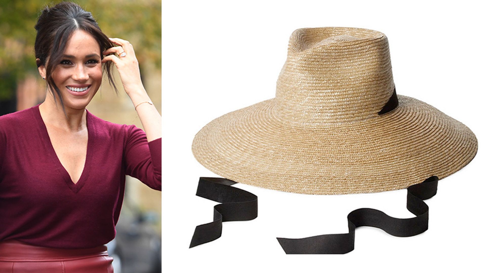 Here's how you can get the Janessa Leoné sunhat Meghan Markle wore ...
