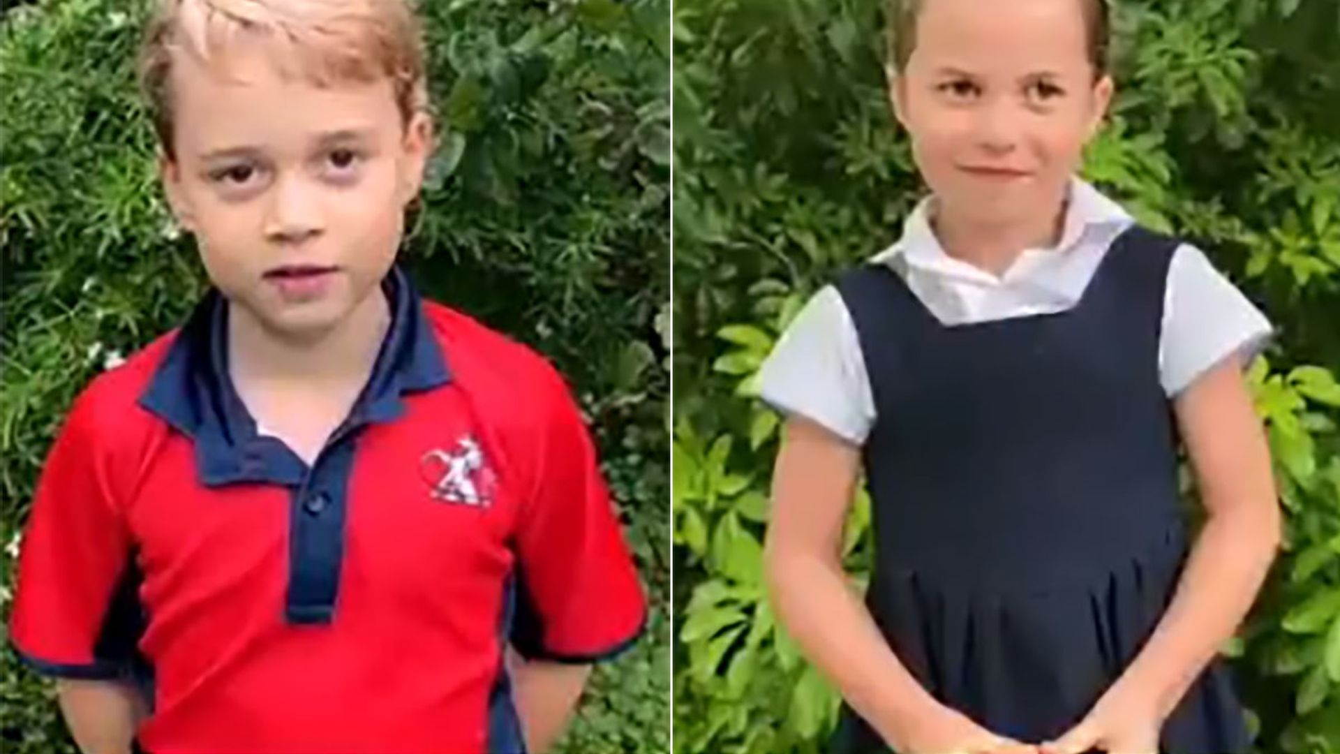 Kate Middleton's children Louis, Charlotte and George speak on camera ...