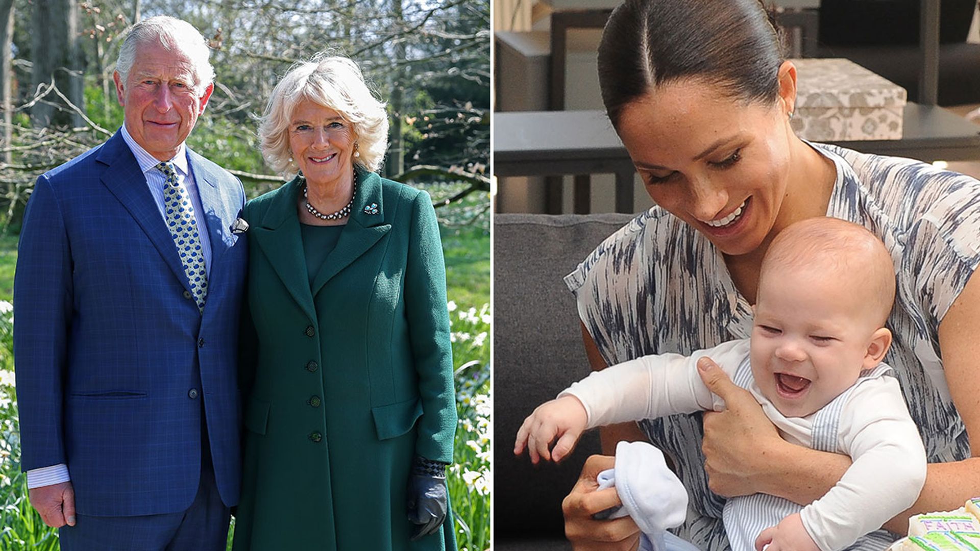 Prince Charles poses with Archie in adorable birthday snap | HELLO!