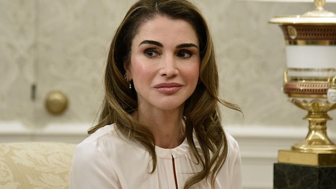 Queen Rania looks so stylish as she and King Abdullah visit the U.S ...