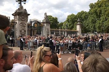 King Charles overwhelmed with emotion as huge crowds gather | HELLO!