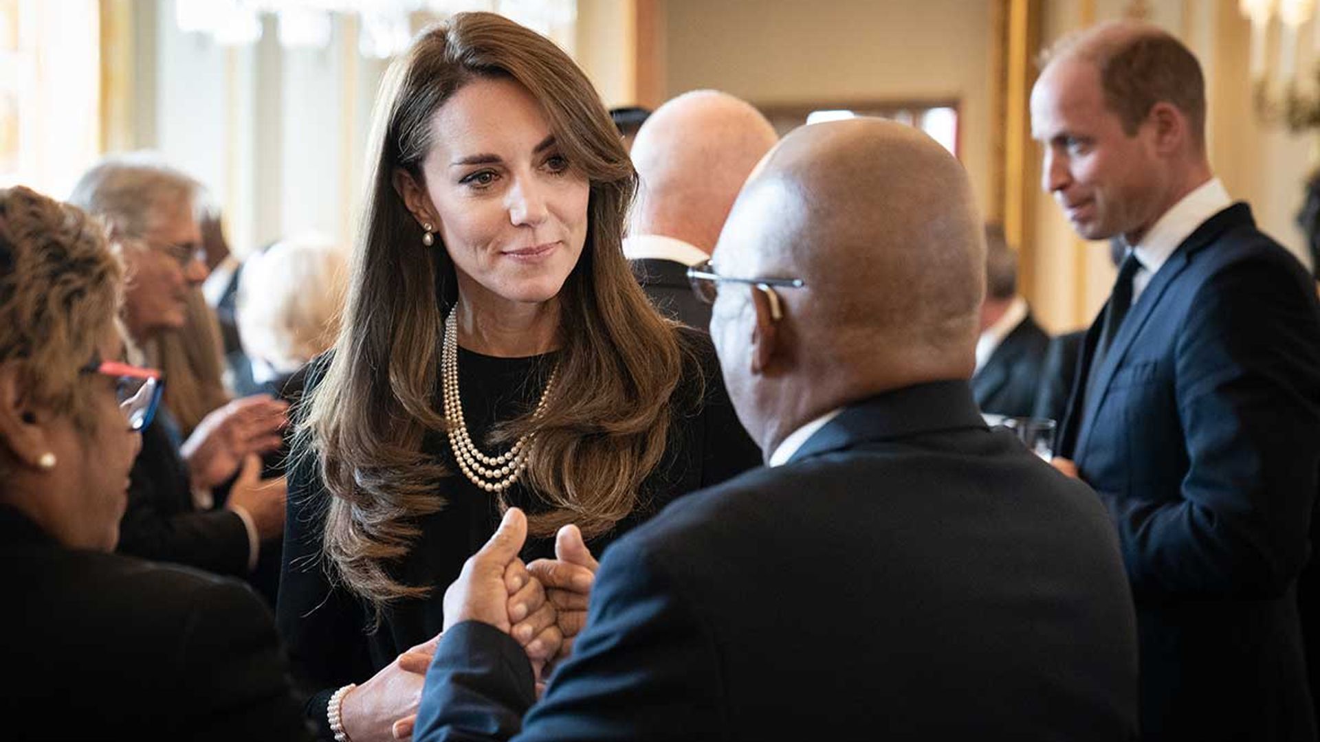 Princess Kate joins Camilla and Sophie Wessex at Buckingham Palace reception - see photos | HELLO!