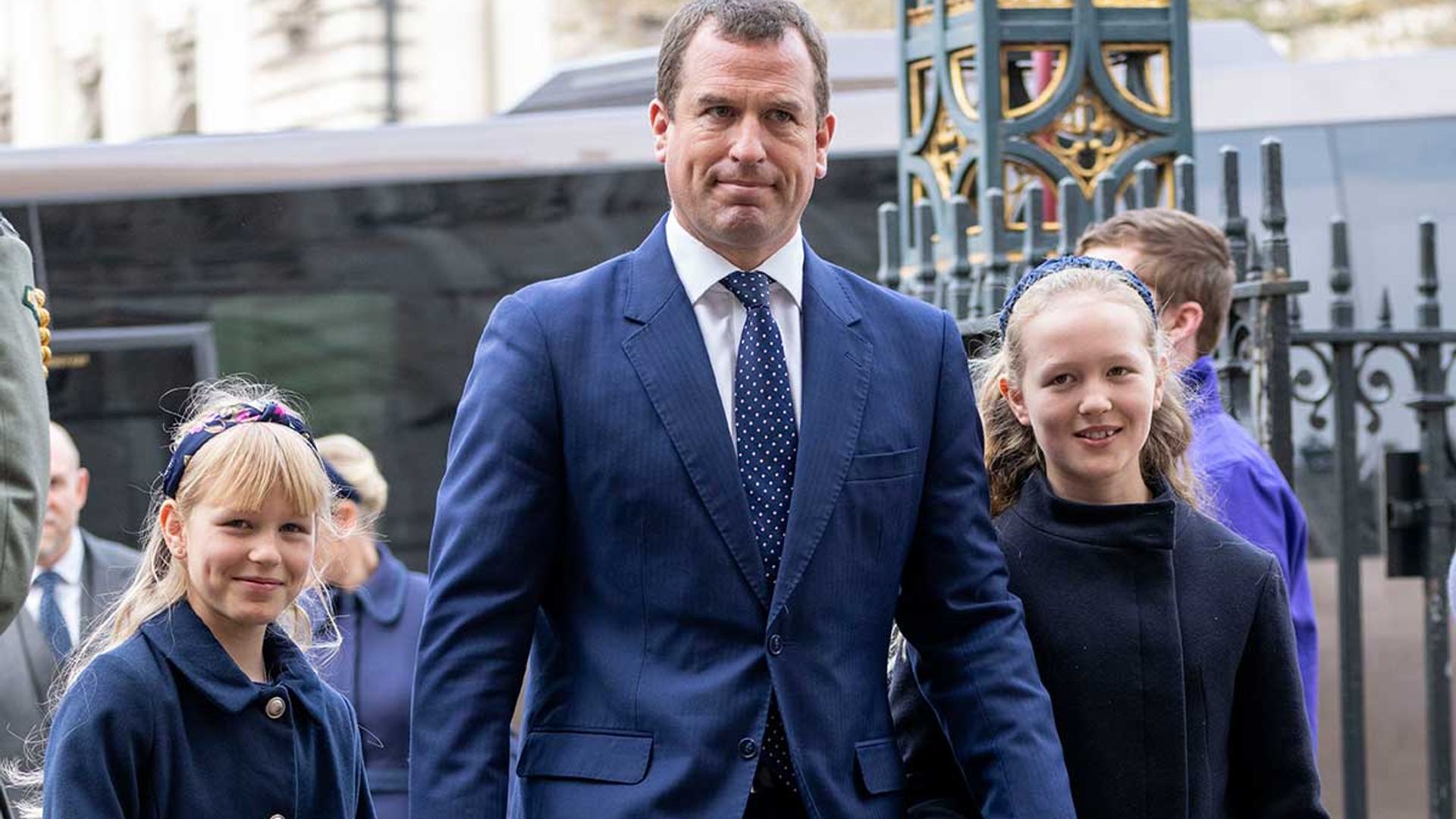 Peter Phillips' daughters Savannah and Isla join young royals at the ...