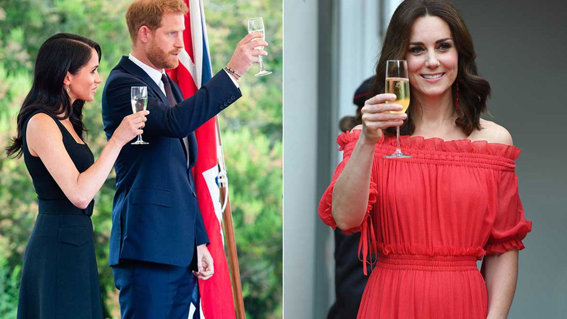 Royals raising a toast - celebrate New Year's Eve like Kate Middleton ...