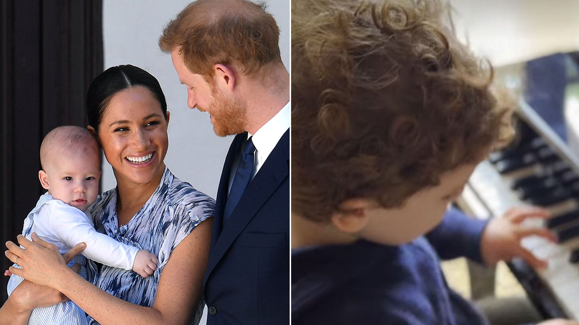 Watch The Adorable Moment Meghan Markles Son Archie Sings And Plays Piano Hello