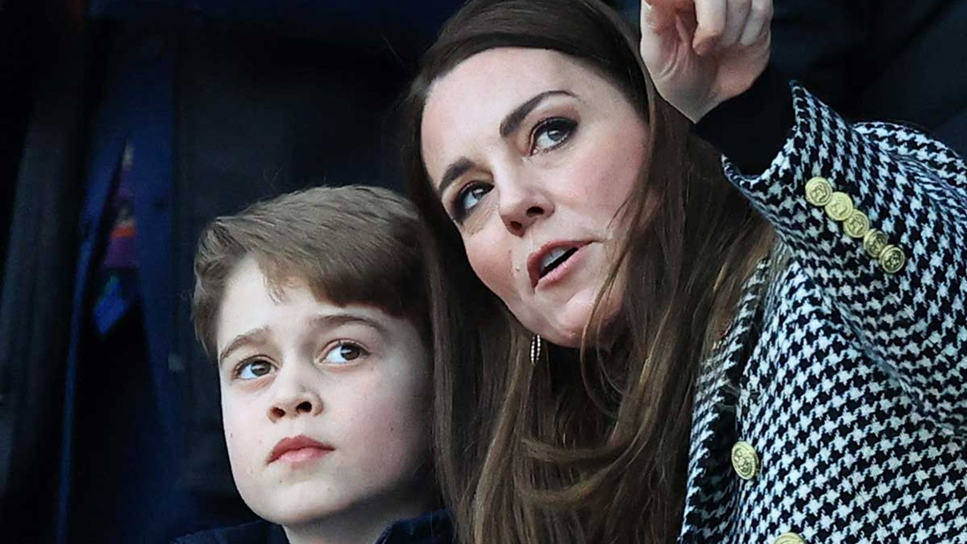 Kate Middleton spotted at Prince George's rugby match – with dog Orla ...
