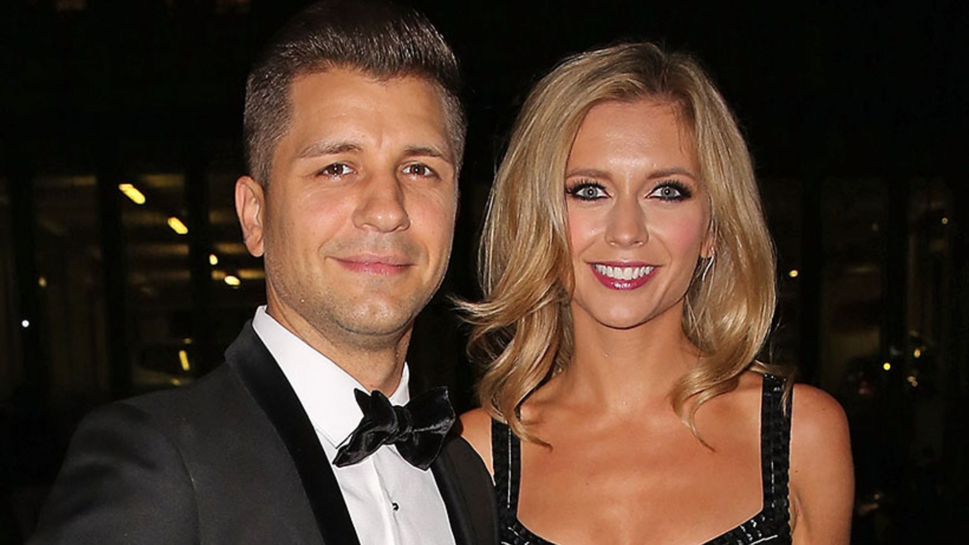 Strictly couple Rachel Riley and Pasha Kovalev arrive for Christmas holiday after Gatwick drone ...